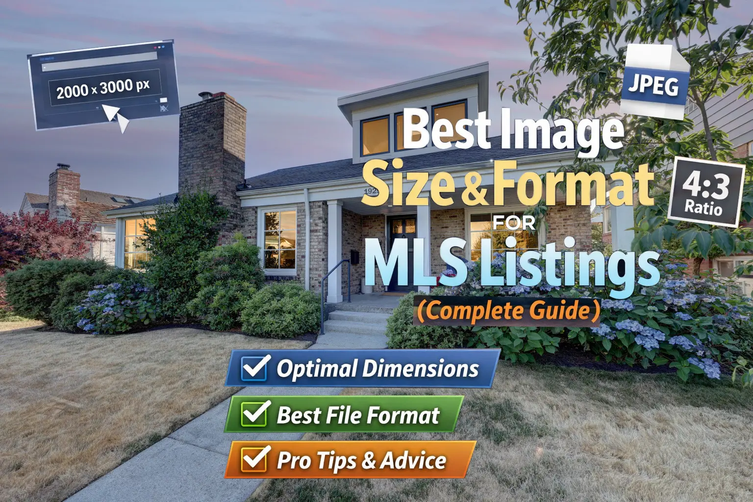 Best Image Size and Format for MLS Listings